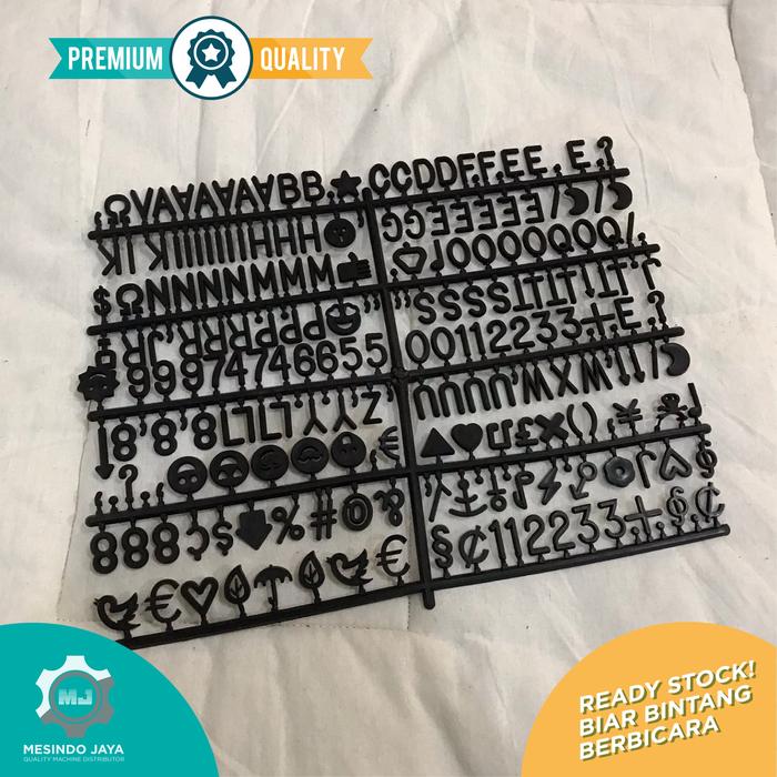 Jual TAMBAHAN SET HURUF DAN ANGKA LETTER BOARD REFILL Tulisan/abjad ...
