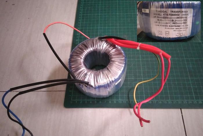 Jual Trafo Toroid/Donat Transformator 220V-240V output 24V - Kab ...