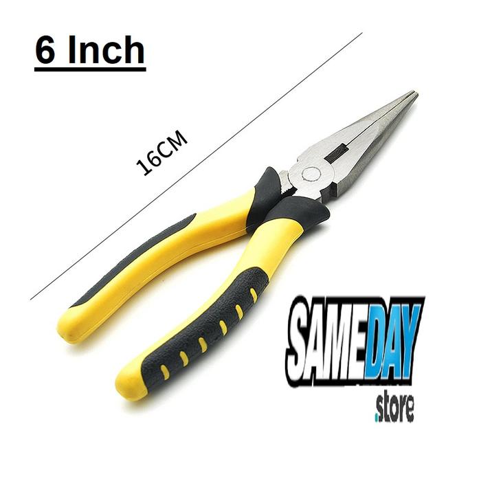 Jual Aneka Macam Tang 6 Inch Tang Kombinasi Potong Jepit Lurus Buaya ...