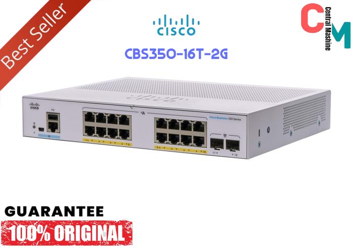 Jual CBS350-16T-2G Cisco Business 350 Series Managed Switches - Kota ...