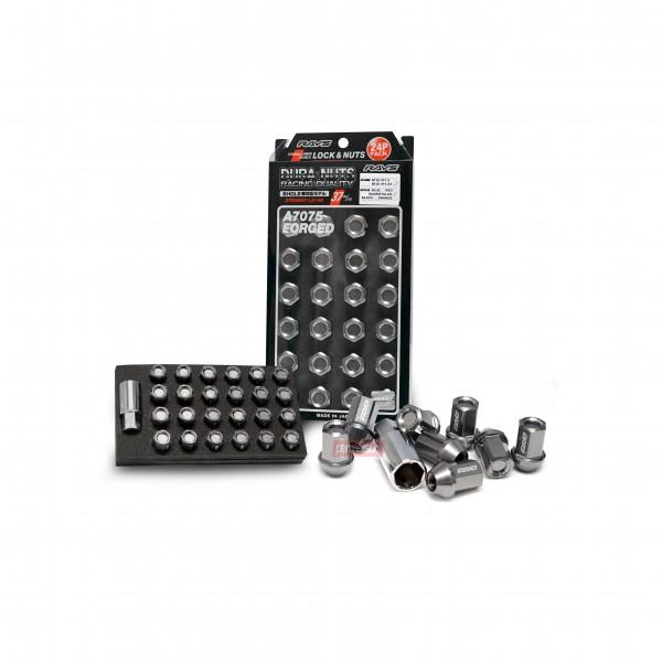 Promo RAYS L37 Duralumin Straight Lock & Nut Set M12xP1.25 37mm Gun ...