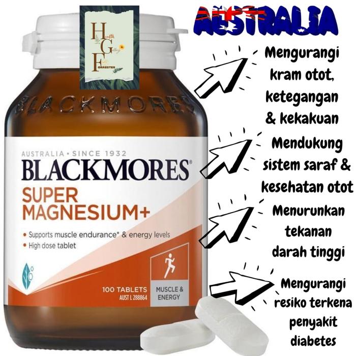 Jual BLACKMORES SUPER MAGNESIUM 100 TABLETS - Kota Tangerang - Health ...