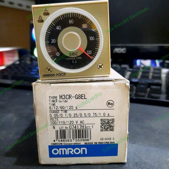 Jual TIMER STAR DELTA OMRON 100/110/120 VAC H3CR-G8EL ORIGINAL - Kota ...