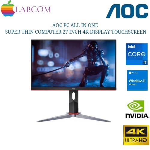 Jual AOC PC ALL IN ONE i7-1165G7 32GB RAM 1TB SSD NVDIA GTX 1060 6GB 27 ...