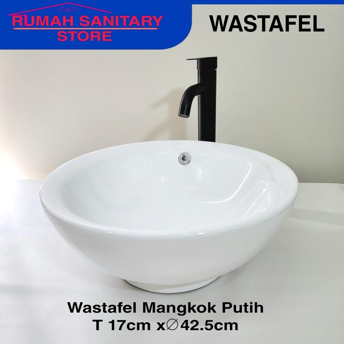 Jual Wastafel Mangkok Model TOTO K26 Wastafel Bulat Keramik - Paket K ...