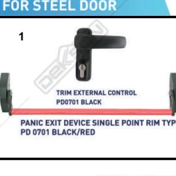 Jual Panic Bar Dekson PD 0701 Black Red / Handle Pintu Darurat Dekson ...