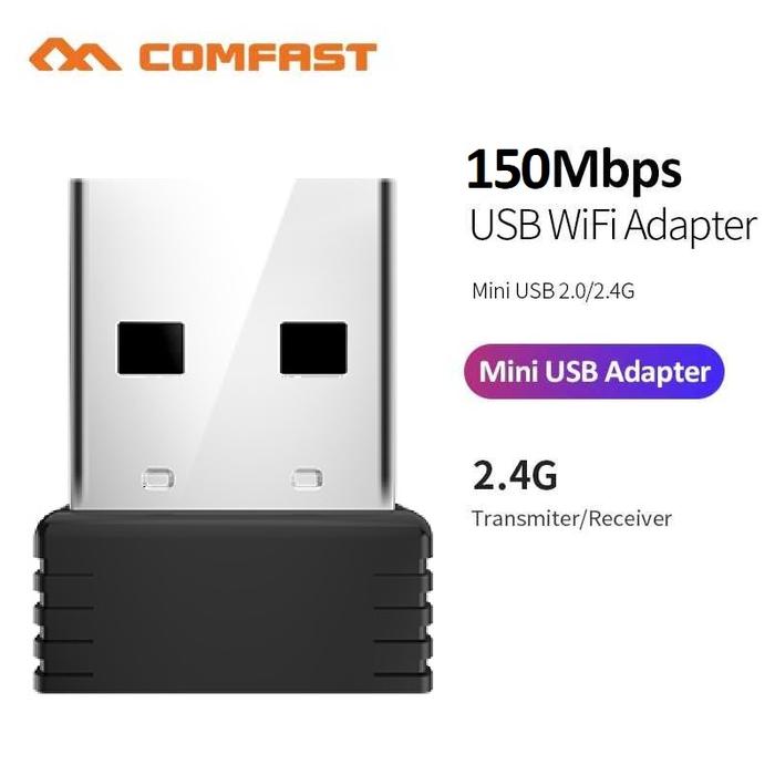Jual COMFAST 150Mbps Wireless USB Adapter WiFi Dongle CF-710Nv4 - Kota ...