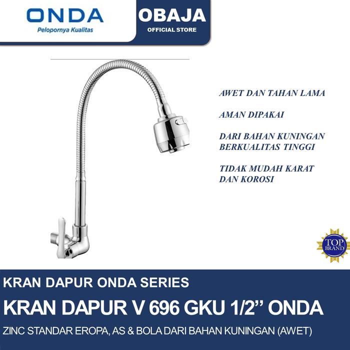 Jual KRAN DAPUR V 696 GKU ONDA/KRAN CUCI PIRING MODEL ANGSA ONDA V 696 ...