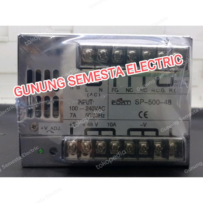Jual Power Supply S-500-48 / SP-500-48 10A 48VDC Fort - Jakarta Pusat ...