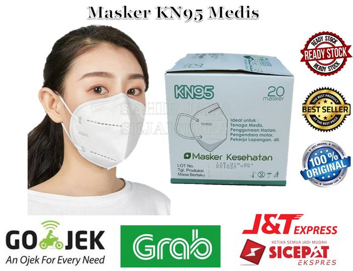 Promo Masker KN95 5Ply Anti Dust High Protection Anti virus 1 Box 20 ...