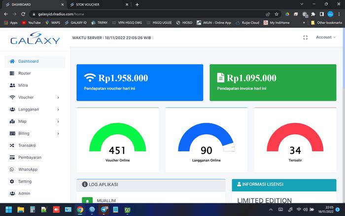 Jual RL RADIUS ISP / MIKROTIK BILLING rlradius.id - Jakarta Timur ...