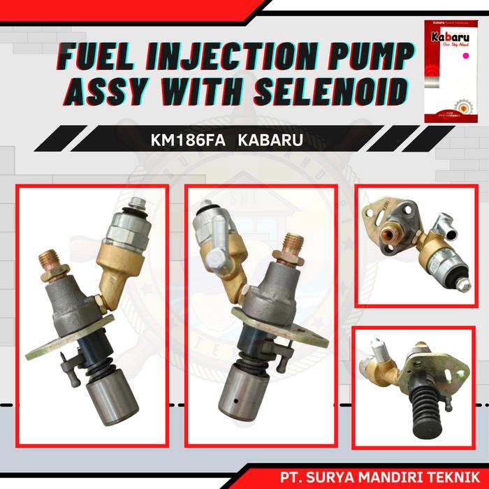 Jual FUEL INJECTION PUMP ASSY WITH SELENOID KM186FA KABARU GENSET ... Jual FUEL INJECTION PUMP ASSY WITH SELENOID KM186FA KABARU GENSET ...