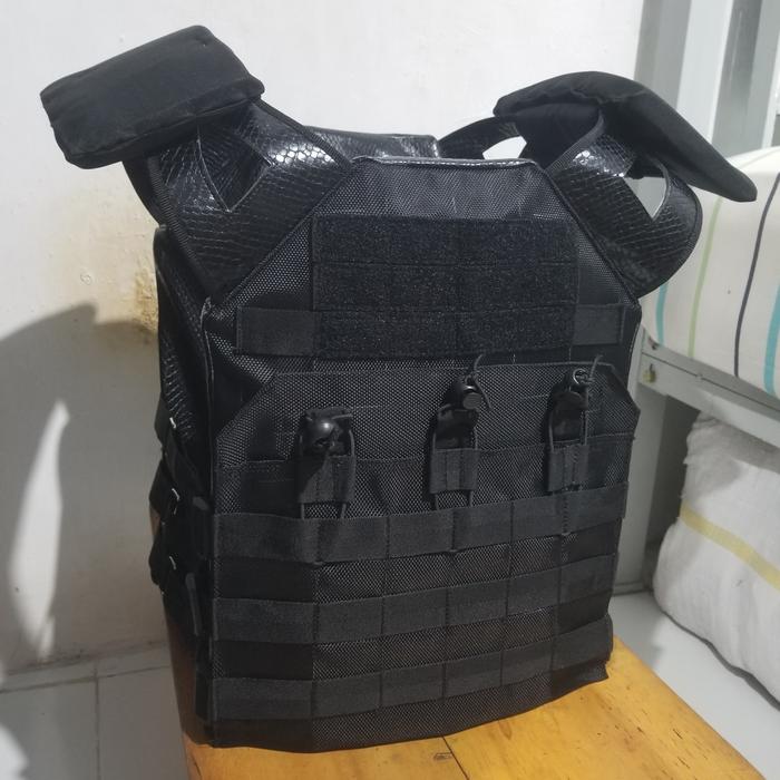 Jual WarriorVest Bulletproof Fullset Ceramic Level 4 Kevlar 3A Anti ...