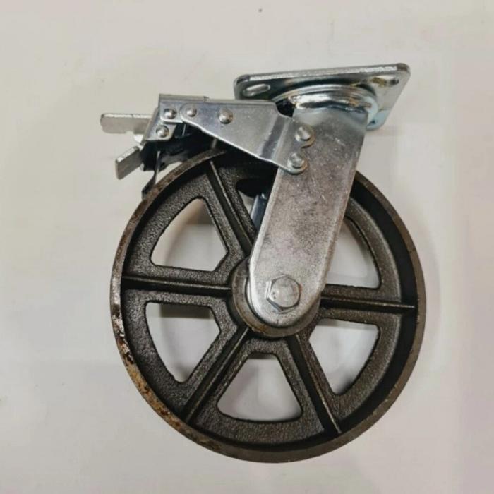 Jual Roda Besi Heavy Duty 8 Inch Hidup+Rem - Jakarta Barat - Kawan Roda ...