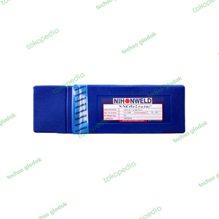 Jual KAWAT LAS INCONEL ENiCrFe-2 NIHONWELD N-NiCrFe-2 (harga per box ...