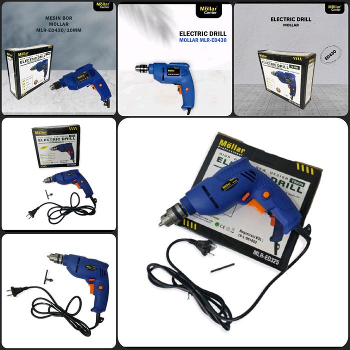 Jual Mesin bor tangan listrik impact drill 13mm Mollar MLR 10mm German ...
