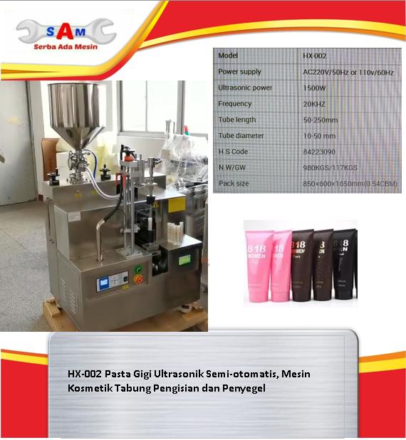 Jual HX-002 Semi-otomatis, Mesin Kosmetik Tabung Pengisian dan Penyegel - Jakarta Barat - serba ...