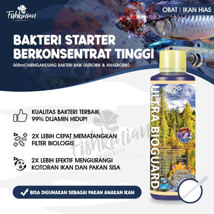 Jual AZOO PLUS ULTRA BIOGUARD 500 ml – BAKTERI STARTER CAIR AQUARIUM ...