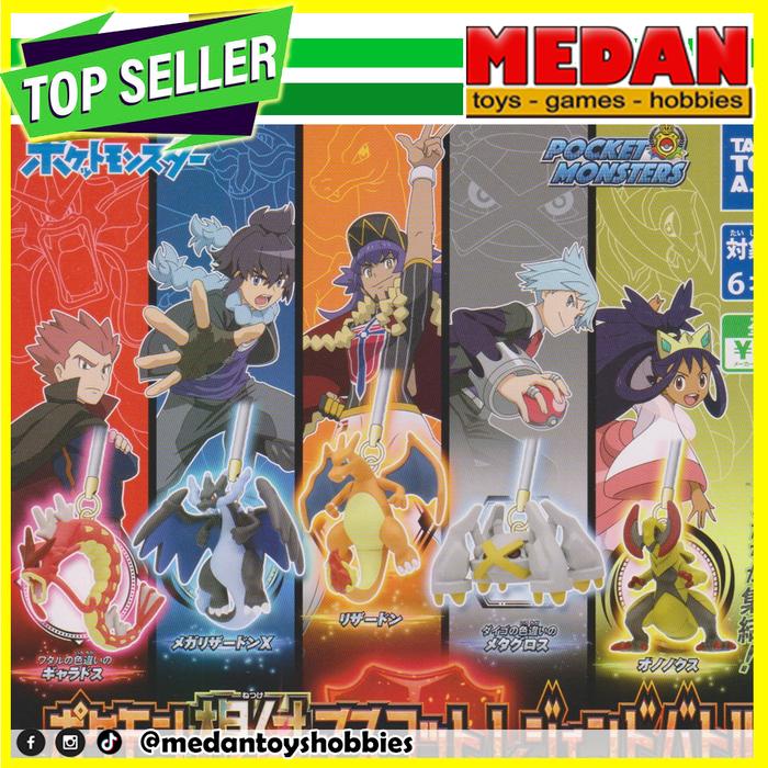Jual Gashapon Gacha Pokemon Mascot Legend Battle ORI Random Charizard X ...