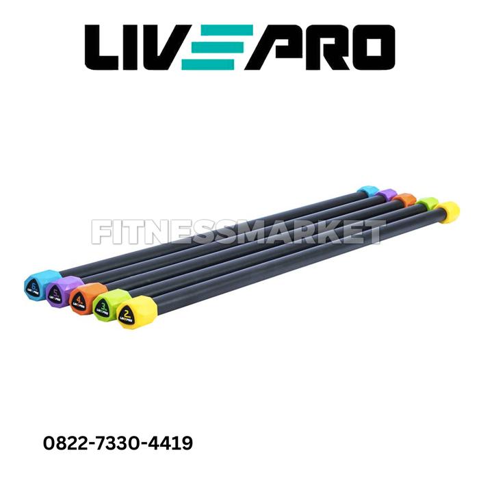 Jual Stick Barbel Lurus 2kg Straight Bar 1.18M Olympic Livepro ...