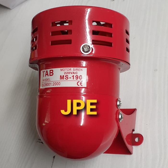 Jual Motor Sirene/Baby Sirine MS 190 220V AC/Sirene Alarm - Jakarta ...