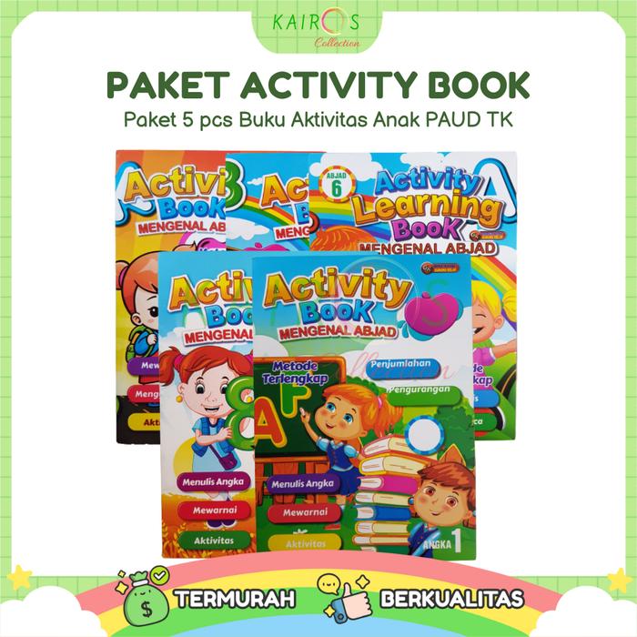 Jual Buku Edukasi Aktivitas PAUD TK Isi 5 Pcs Activity Book - Kota ...