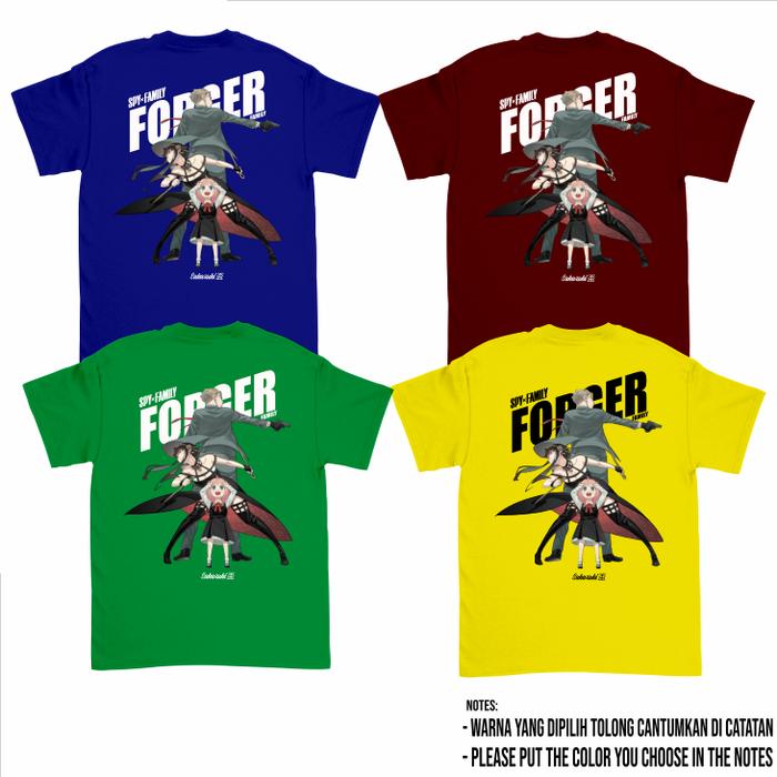 Jual SAKAZUKI Kaos Baju Anak Anime SPY X FAMILY FORGER FAMILY Kaos ...