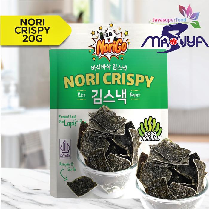 Jual Norigo / Nori Crispy Seaweed Snack 20g Rumput Laut Halal - Kota ...