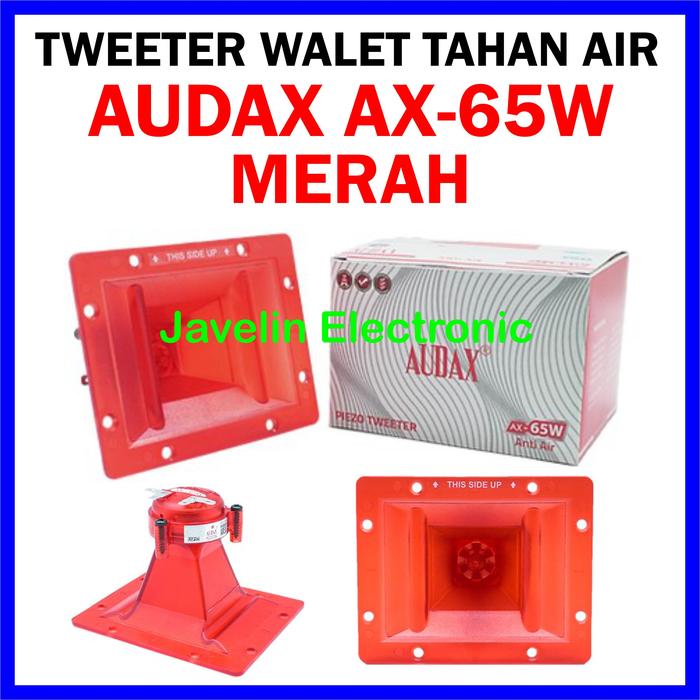 Jual Tweeter Audax AX 65W Merah / Putih Waterproof Tweeter Audax AX 65 ...