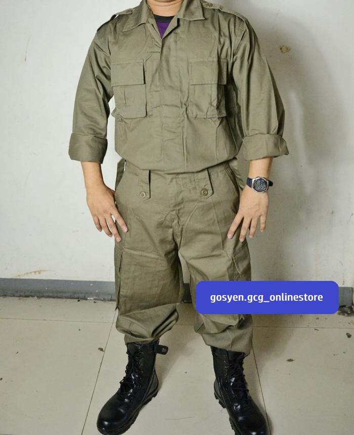 Jual Seragam PDL POL PP/Seragam PolPP/Baju pol pp/ Hijau Pol pp/Seragam ...