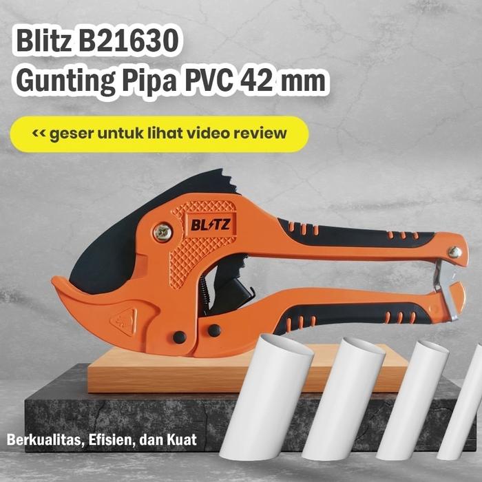 Jual BLITZ B21630 GUNTING PIPA PVC 42 MM PIPE CUTTER 42MM - Kota ...