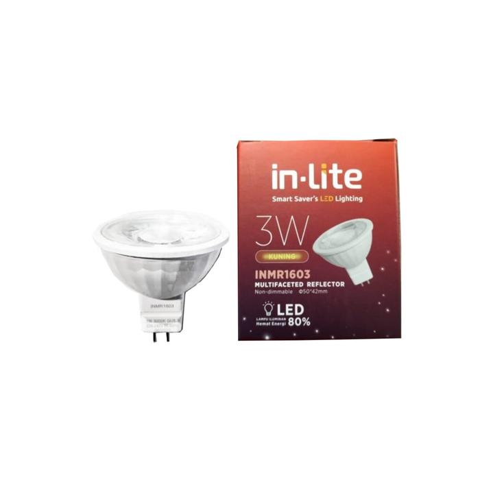 Jual INLITE Lampu LED Mangkok MR16 GU5.3 Mata COB Tusuk 2Pin 3W 220V ...