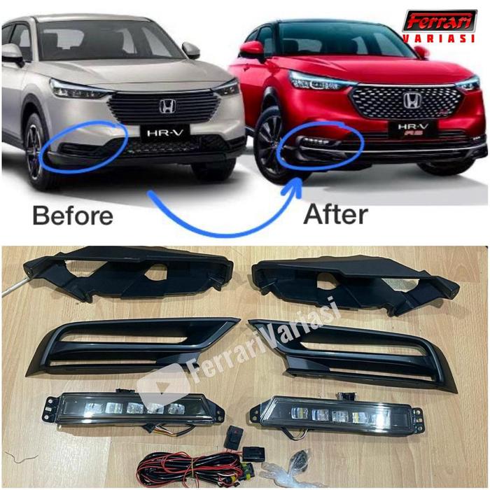 Jual FOG LAMP HONDA HRV 2022 DLAA IMPORT ferrari variasi - Kota ...