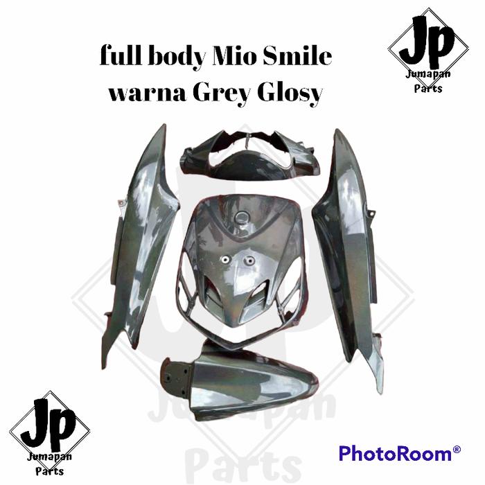 Jual Full Body Bodi Halus alus yamaha mio smile custom warna grey ...