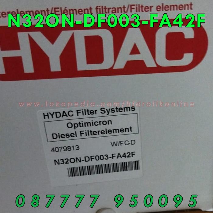 Jual N32ON-DF003-FA42F HYDAC 4079813 FILTER ELEMENT - Jakarta Barat ...