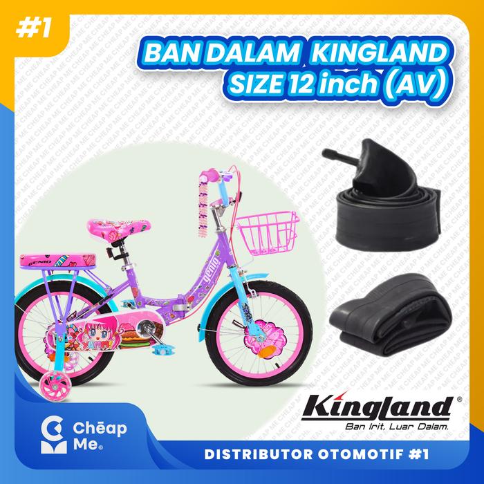 Jual Ban Dalem Sepeda Anak 12 inch 12" Ban Dalam KINGLAND 12 1/2 x 1 1/4 - Kab. Tangerang ...