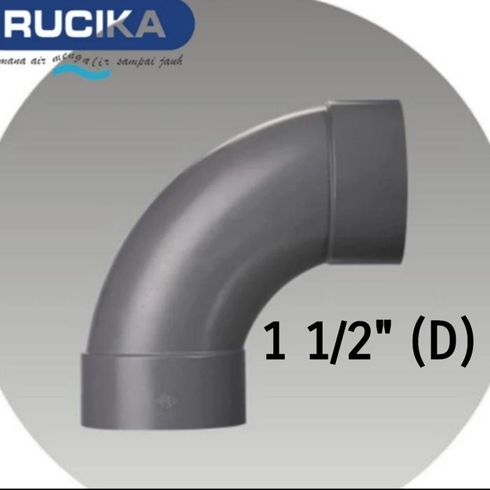 Jual Large radius elbow 1 1/2" 1,5 inch D RUCIKA Long bow elbow knee keni - Kota Surabaya - NS ...