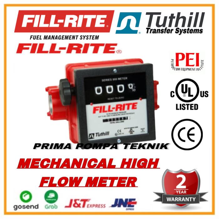 Jual flow meter fill rite 4 digit 1 inch Flow meter 1 inch Fill Rite 1 ...
