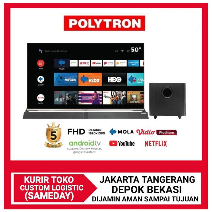 Promo LED TV POLYTRON 50" 50BUG9959 50 INCH USB MOVIE / 50 BUG9959 NEW ...
