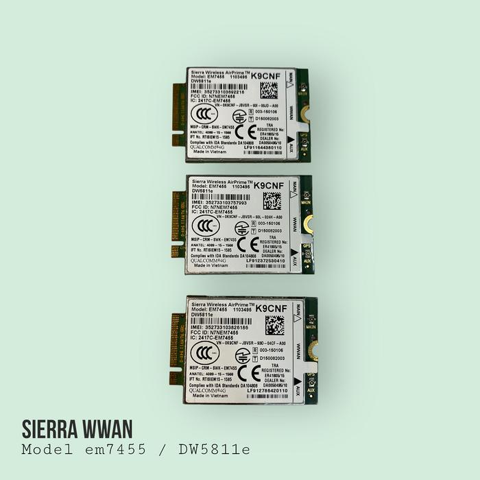 Jual Modul Wwan 4G For Dell Only, Sierra Qualcomm EM7455 Dw5811e ...