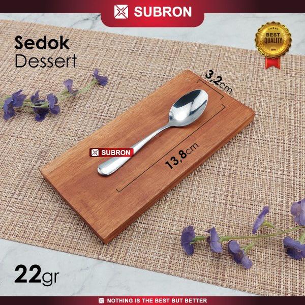 Jual SUBRON Alat Makan Sendok Garpu Pisau Makan Besar Kecil Sayur Tebal ...