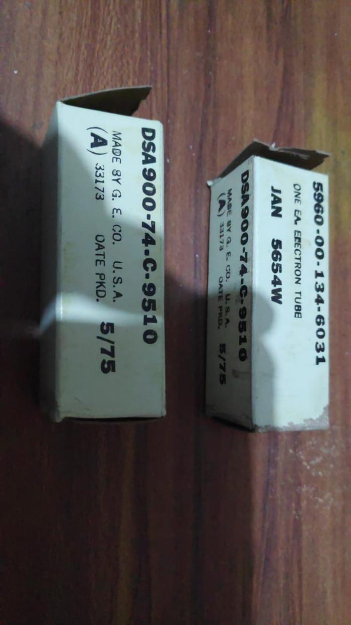 Jual vacuum tubes NOS tabung GE 5654 = 6J1 6AK5 EF95 M8100 fx audio ...