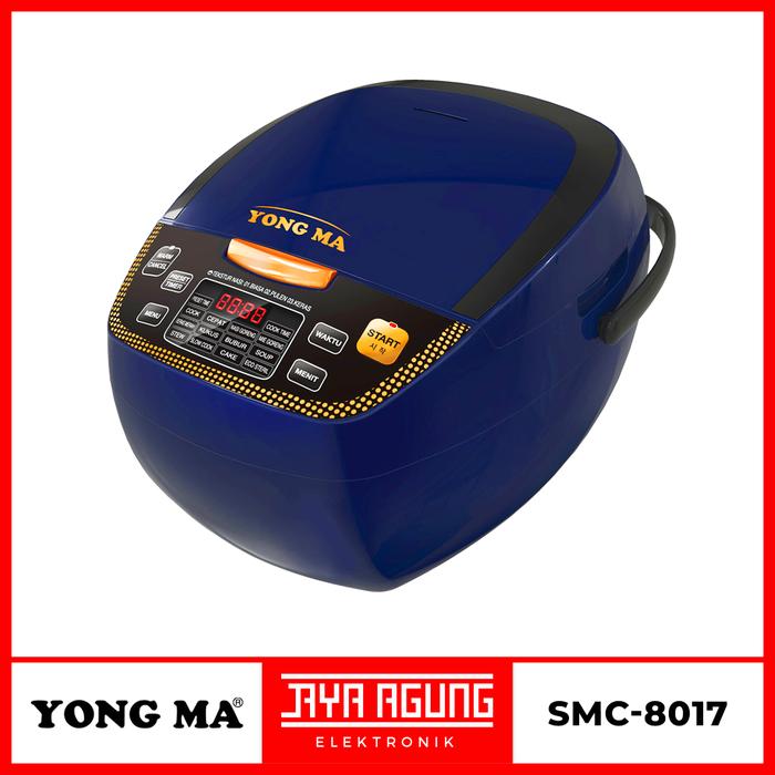Jual Magic Com DIGITAL UPGRADE YONGMA SMC 8017 Black Rice Cooker YONG ...