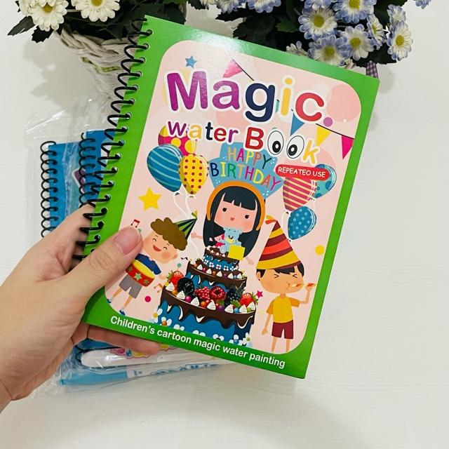 Jual Magic Water Book Buku mewarnai dengan air - Birthday Party - Kab ...