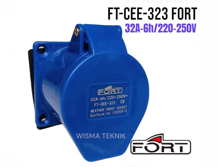 Jual Socket / Stop Kontak Panel Mounting 3P 32A Fort CEE 323 - Jakarta Timur - Wisma Teknik ...