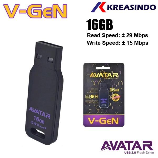 Jual V-gen / Vgen Usb Flashdisk Avatar 16gb 32gb 64gb 128gb Garansi ...