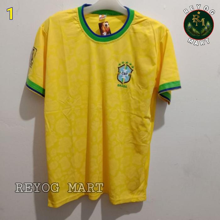 Jual JERSEY NEGARA FIFA WORLD CUP 2022 QATAR TIM PIALA DUNIA TERBARU LOKAL - 1. Brazil Home, S ...