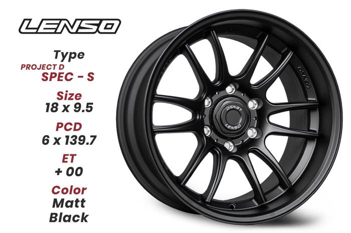 Jual Velg Lenso TDS RING 18 ORIGINAL BLACKMATTE - Kota Surabaya - duta ...