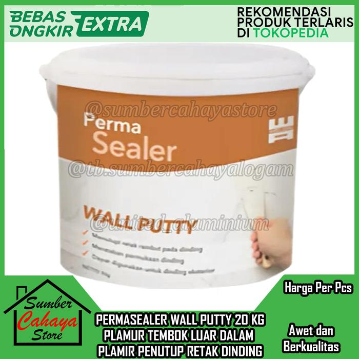 Promo Plamir Plamur Tembok Permasealer Wall Putty Dempul Filler 20 kg ...