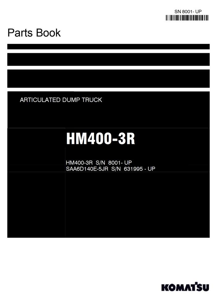 Jual Parts Catalog Articulated Dump Truck Komatsu HM400-3R versi pdf ...